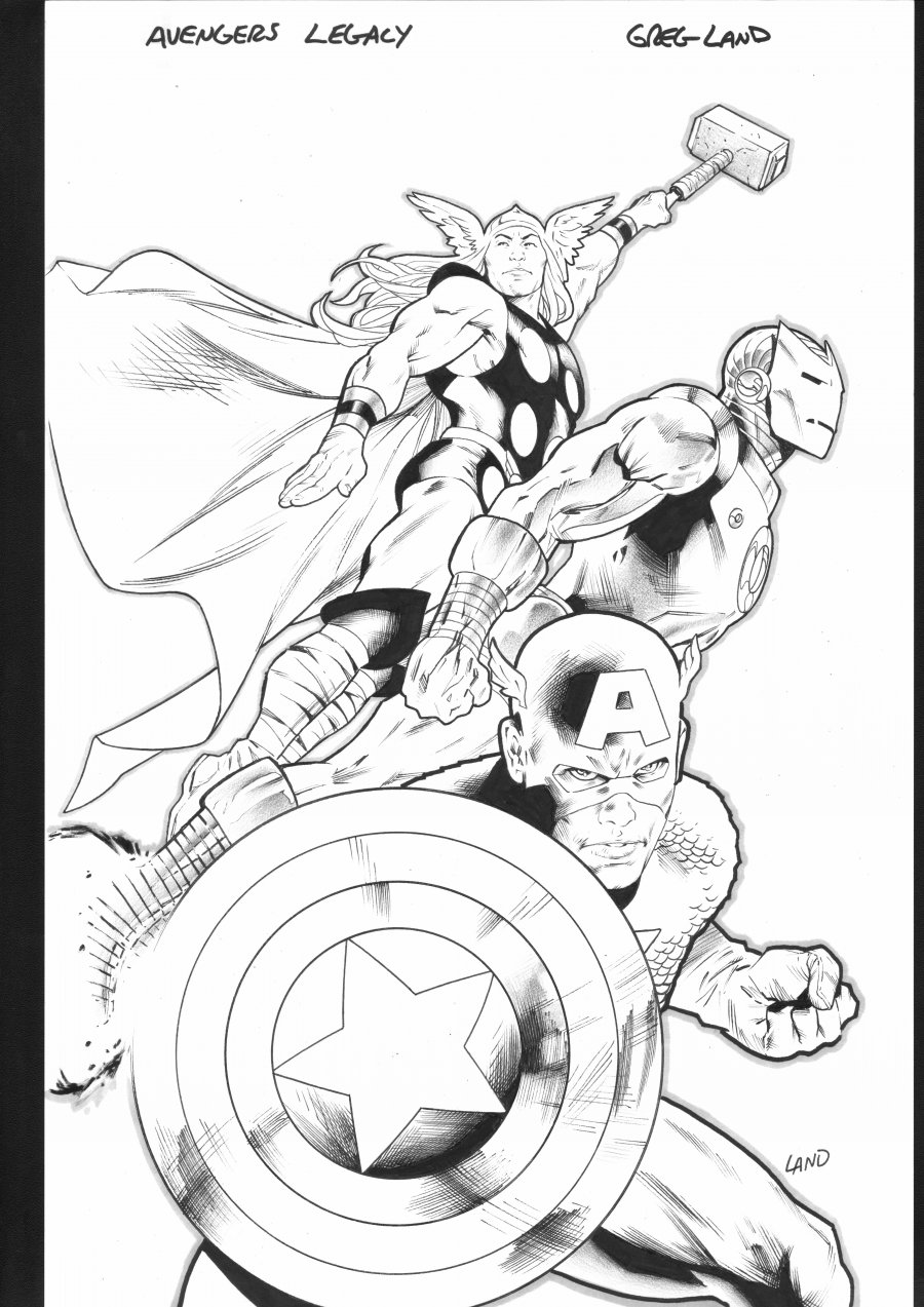 Greg Land Original Art For Sale | ComicArtTracker